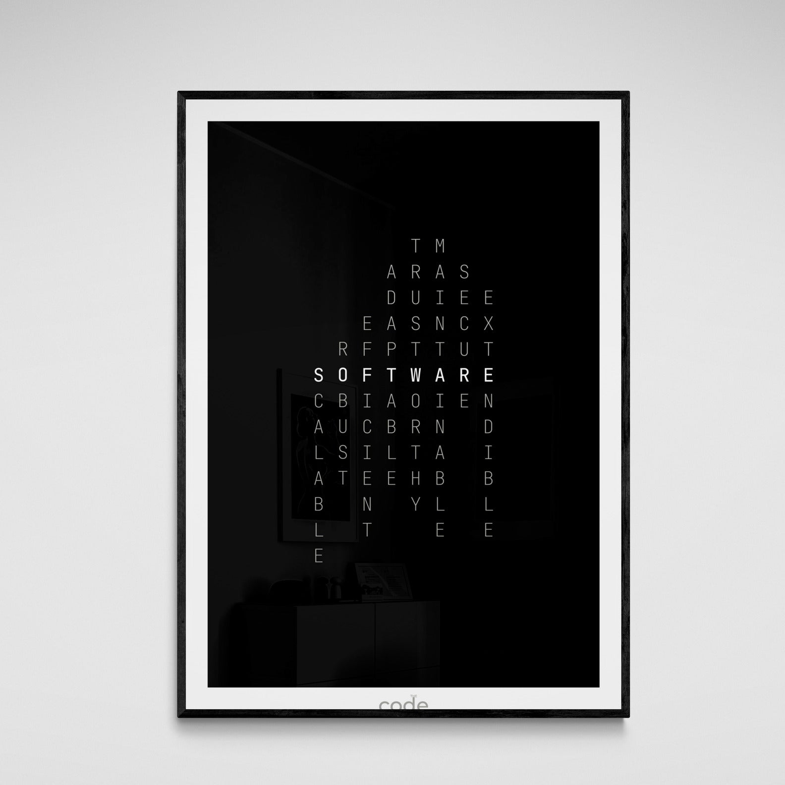 Software Crossword Poster – theCode