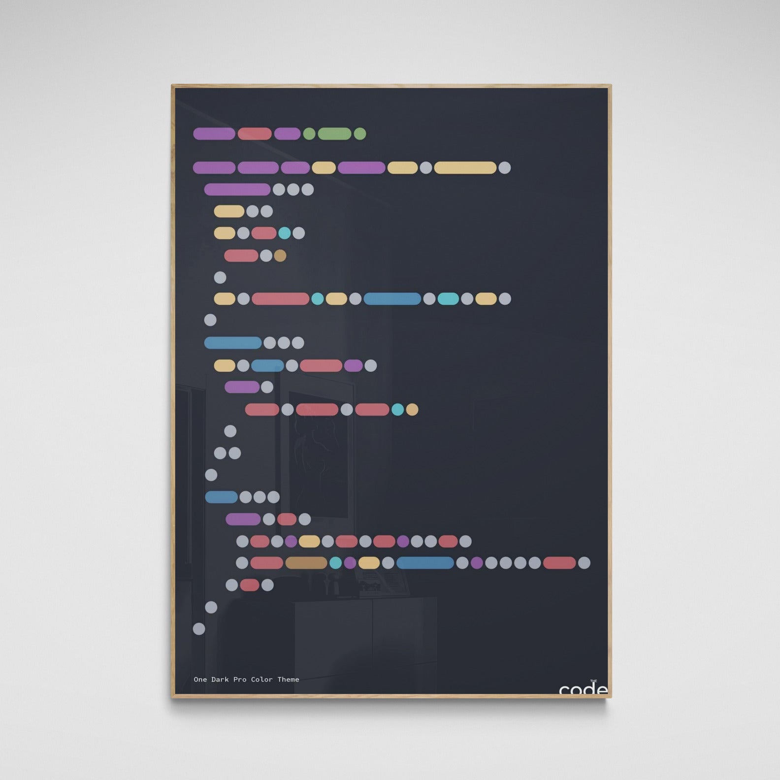One Dark Pro Color Theme Poster – theCode